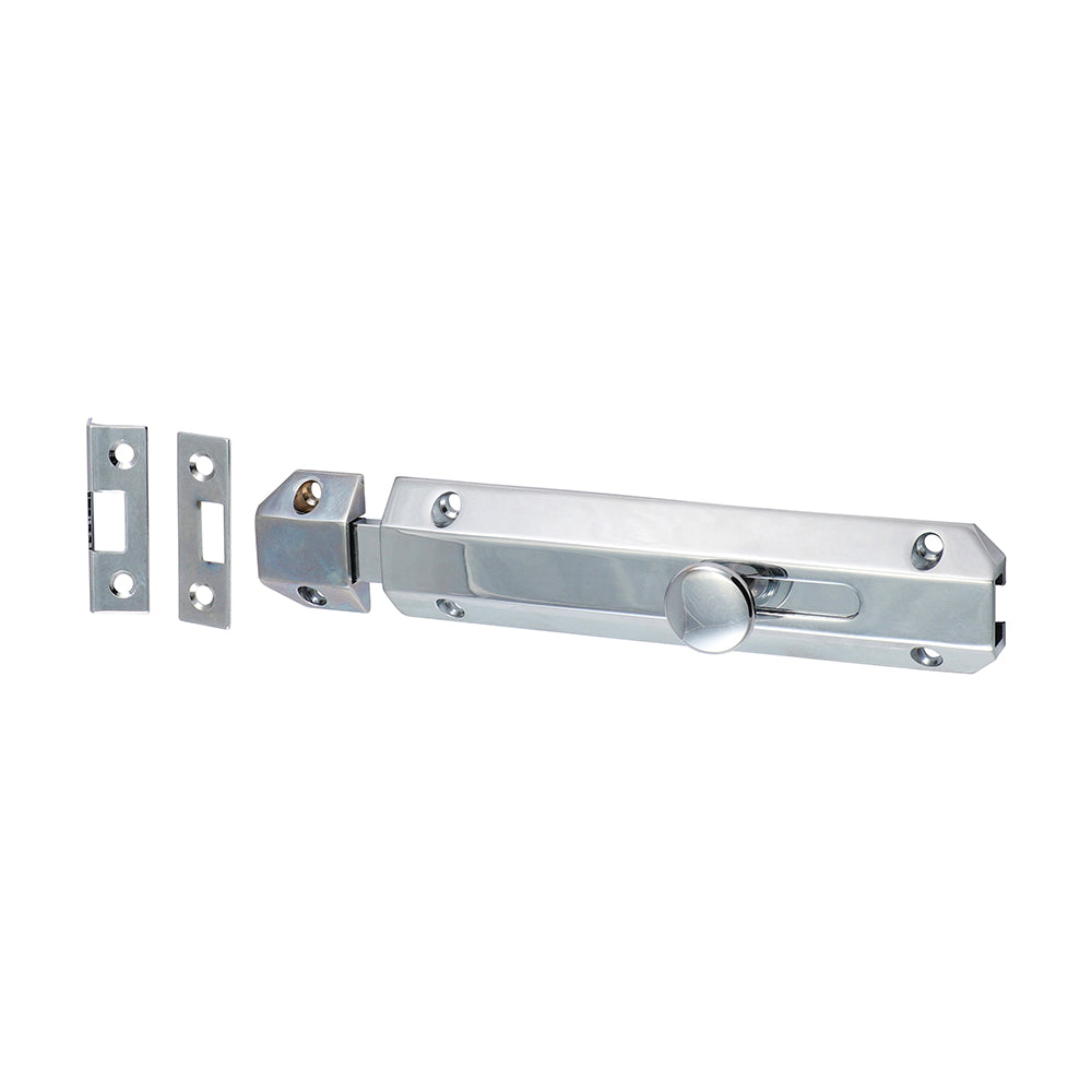 Architectural Flat Section Bolt - Polished Chrome – MemsDIY