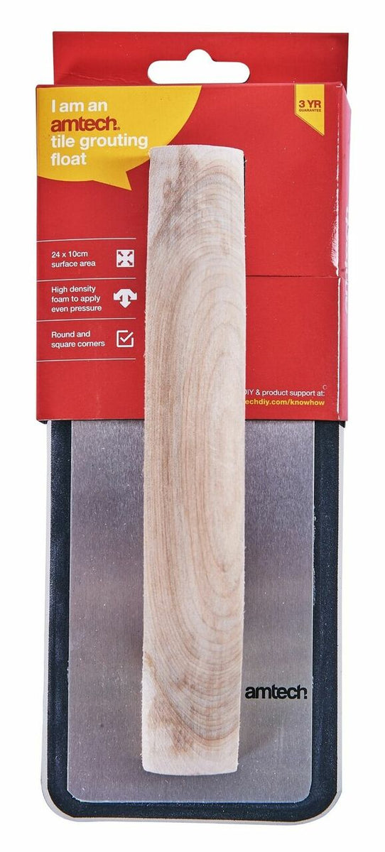 Am-Tech Tile Grouting Float 240mm X 100mm – MemsDIY