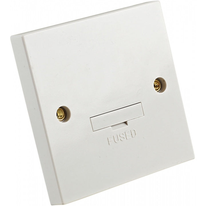 13A Unswitched Fused Connection Unit White – MemsDIY