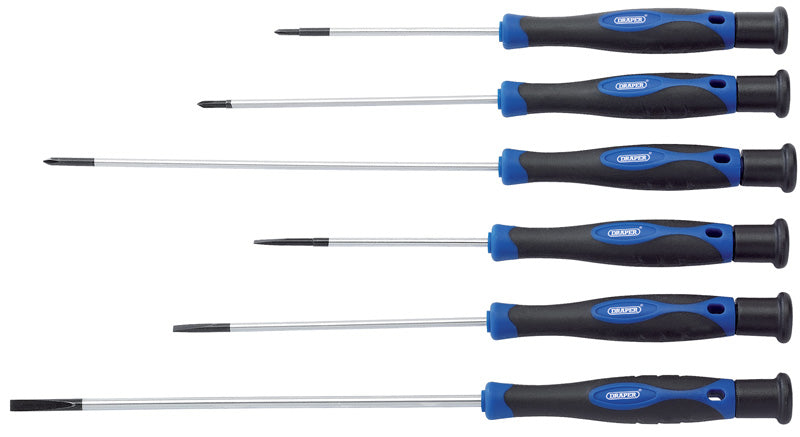 Draper 6 Piece Extra Long Precision Screwdriver Set – MemsDIY