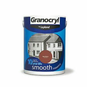 Granocryl Smooth Masonry Red Brick 5Litre – MemsDIY